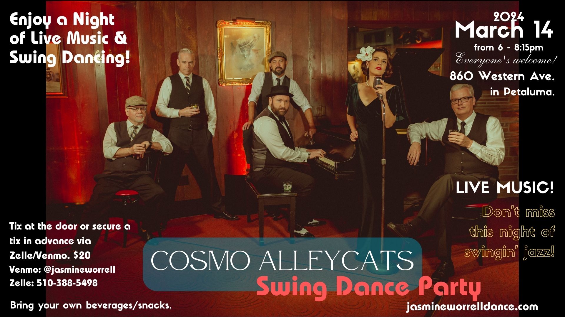 Group and Private Swing Dance Classes | Jasmine Worrell Dance